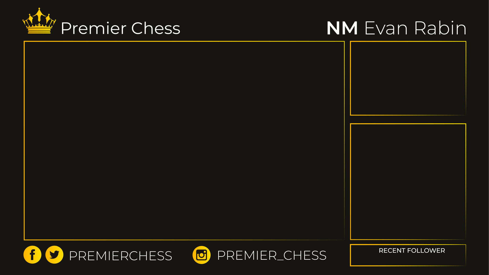 Follow us on Twitch! | Premier Chess