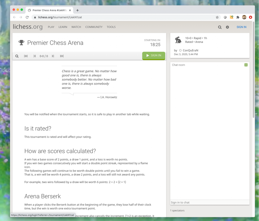 How to Log into a Lichess.org Tournament | Premier Chess