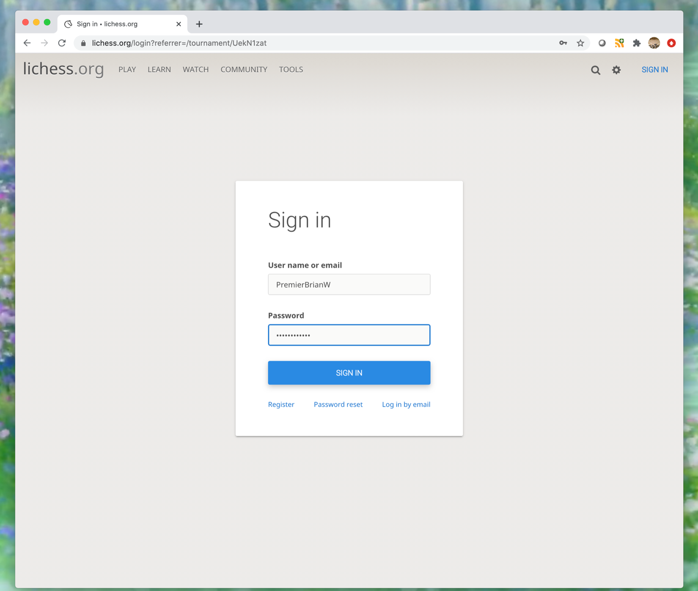 How to Log into a Lichess.org Tournament | Premier Chess